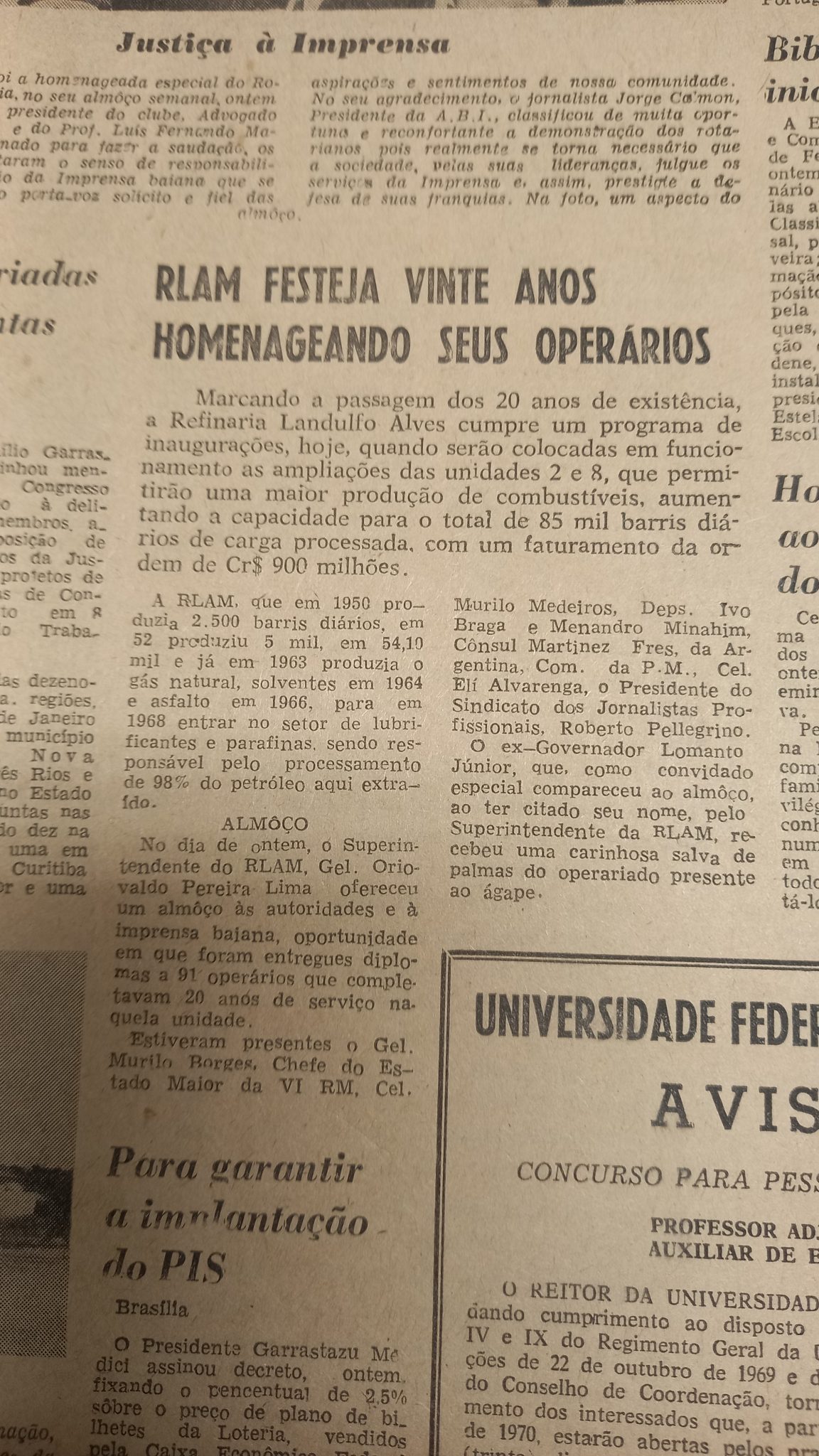RLAM: 74 anos de história, resistência e luta